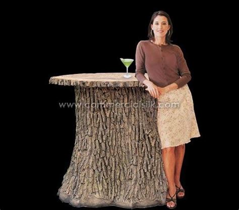 Tree Stump Drink Table