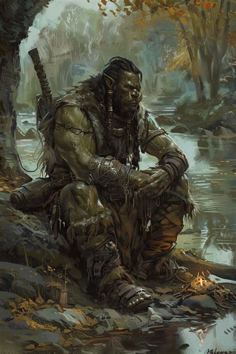 Half Orc Barbarian 5e Dandd Guide Dnd Barbarian Half Orc Orc Barbarian