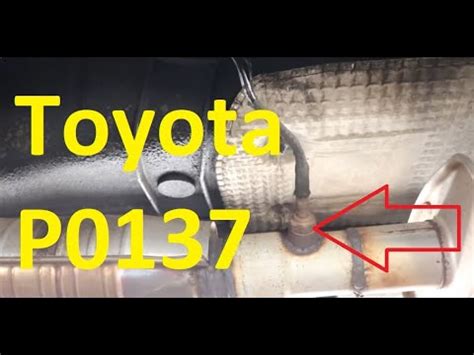 Causes And Fixes Toyota P0137 Code O2 Sensor Circuit Low Voltage Bank 1 Sensor 2 YouTube