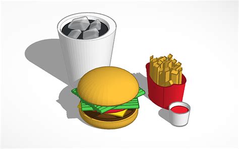 3d Design Hamburger Menü Tinkercad