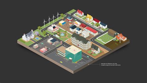 City Map Builder Vector Elements Creator