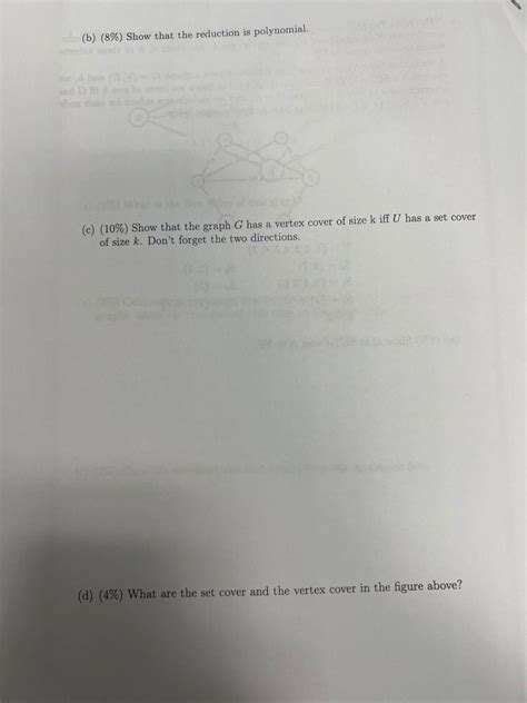 Solved 4 Np 30 The Set Cover Problem Is Defined As