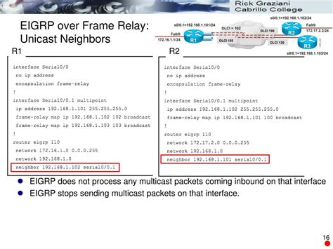 ppt cis 185 advanced routing protocols eigrp part 2 powerpoint