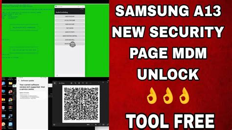 Samsung A13 A14 A135f A145f Mdm Kg Permanent Qr Code
