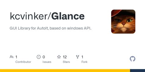 github kcvinker glance gui library for autoit based on windows api