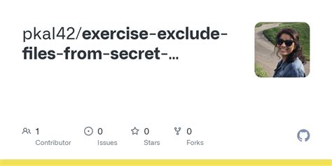 GitHub Pkal Exercise Exclude Files From Secret Scanning