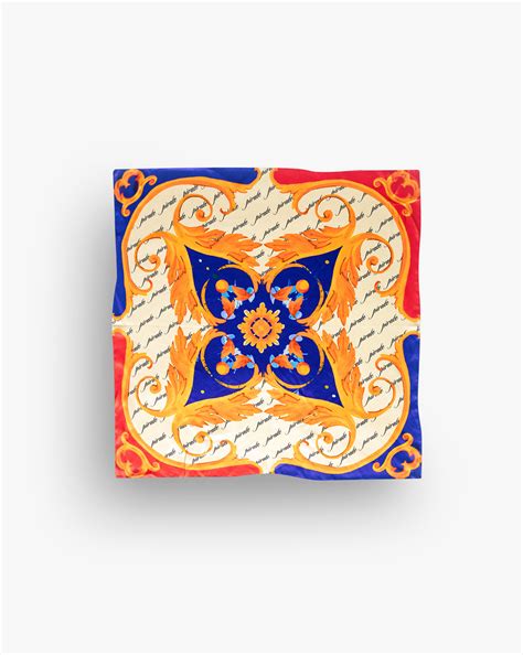 Pirate Script Silk Bandana