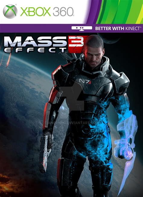 Custom Mass Effect 3 Xbox 360 Cover by AngryPIG on DeviantArt