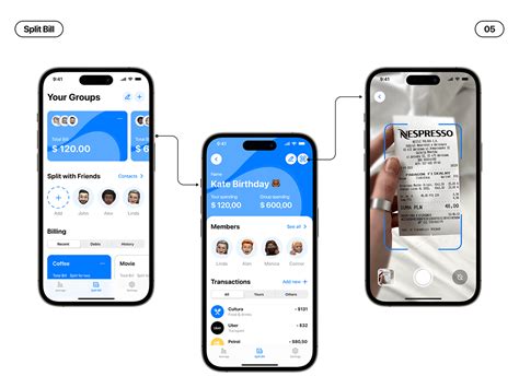 Bill Splitting App UX UI Design On Behance