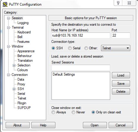 Konfigurasi SSH Server Pada Debian Ditempel