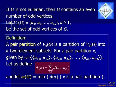 Ppt Graph Theory Chapter 7 Eulerian Graphs Powerpoint Presentation