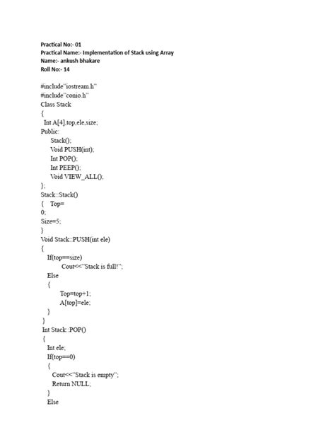 1 Stack Array Pdf