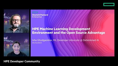 Hpe Machine Learning Development Environment And The Open Source Ml Advantage Youtube