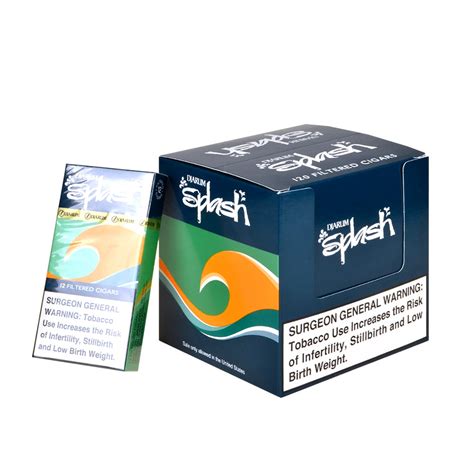 Djarum Splash Filtered Cigars 10 Packs Of 12 120 Total A2z Tobacco