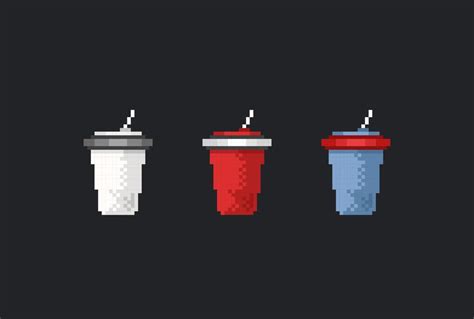 Pixel Drink Vector Art Icons And Graphics For Free Download