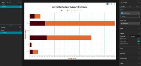 How To Customize A Stacked Bar Chart With A Split By In Experience Builder Geospatial Training