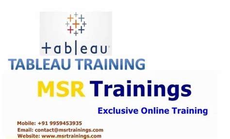 Tableau Online Training Course In Madangad ID