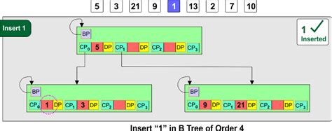Insertion In B Tree Examples Order 34 Cs Taleem