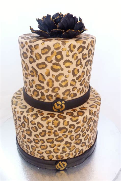Cheetah Print Tiered Cake Artofit