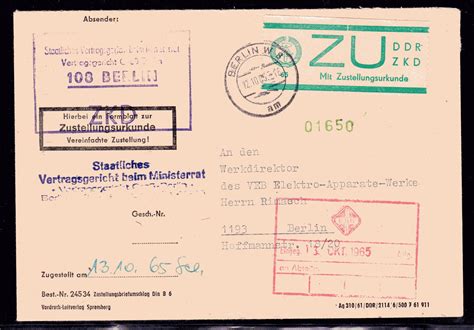 Zkd Brief Mit Ef Mi Nr E1 · Philatelieversand Heinemann