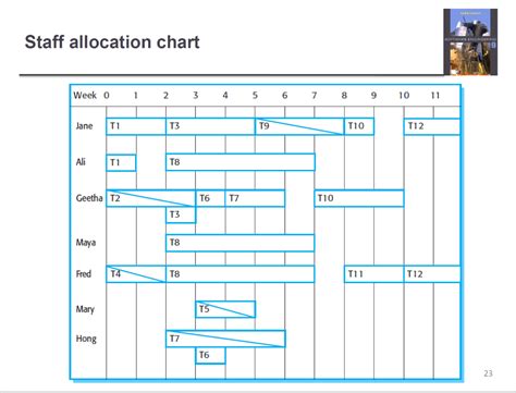 Solved Software Engineering Staff Allocation Chart