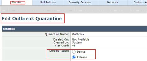 Outbreak Filters Quarantine And Release Behaviour Cisco Community