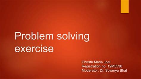 Problem Solving Exercise Biostatistics Pptx Reproductive Health
