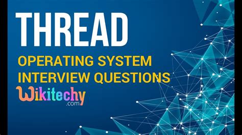 What Is A Thread In OS Thread In OS Operating System Interview Questions And Answers YouTube
