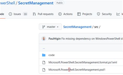 Problems With Microsoftpowershellsecretmanagement · Issue 48