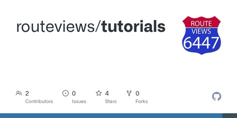 Github Routeviews Tutorials