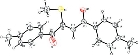 The Molecular Structure Of I Showing The Atom Labelling Scheme