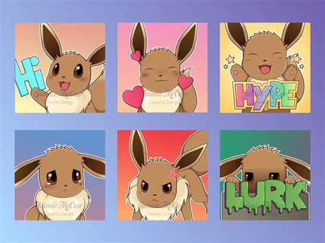 Eevee Emote Pack On Behance