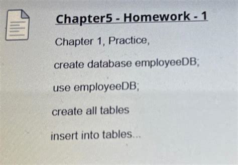 solved chapter 5 homework 1 chapter 1 practice create