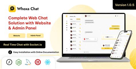 whoxa chat chat script web whatsapp clone nodejs chat software