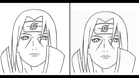 Как нарисовать Итачи Учиха из Наруто поэтапно по клеточкам Youtube
