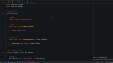 Completed Atm Machine Simulation In Java Mohammad Azhar Mansuri Posted On The Topic Linkedin