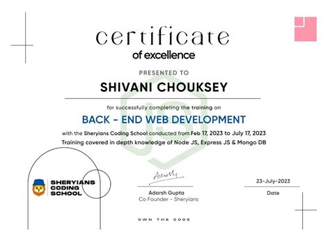 Shivani Chouksey On Linkedin Backenddevelopment Node Mongodb