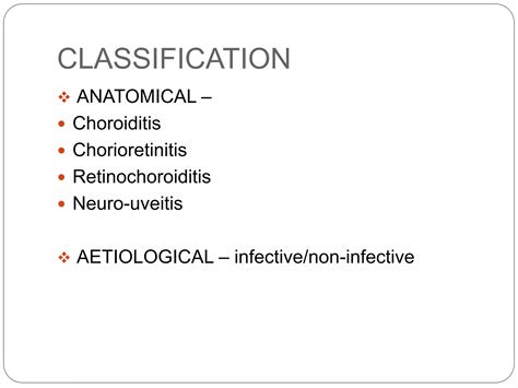 Choroiditis Choroiditis
