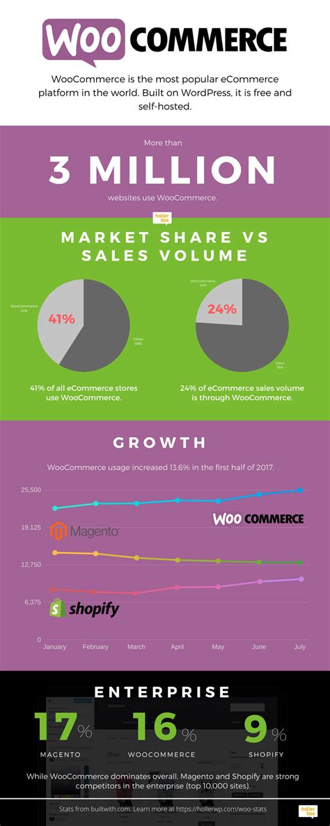 Woocommerce Statistics [infographic] Hollerbox
