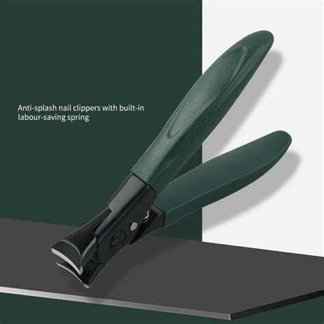 مقص أظافر حاد للأظافر السميكة ، مقص مضاد للرذاذ ، فن الأظافر ، كبير