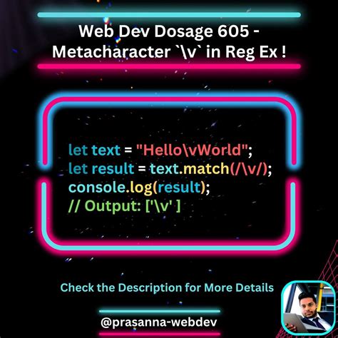 Prasanna D On Linkedin Webdevelopment Javascript Regex