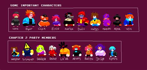 some chapter 2 sprites r eistrofolk