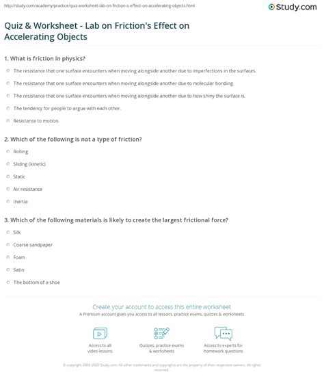 Friction And Gravity Worksheet 2nd Grade Physical Science Worksheets Free Printables Education