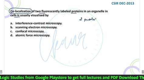 Microscopic Pyqs Csir Dbt Gate By Dr Charanjeet Kaur Youtube