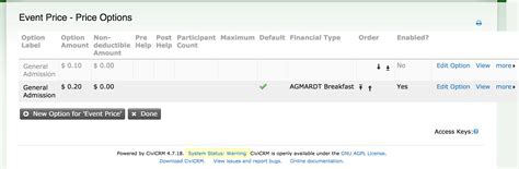 Civievent Why If You Remove A Regular Fee From The List On An Event