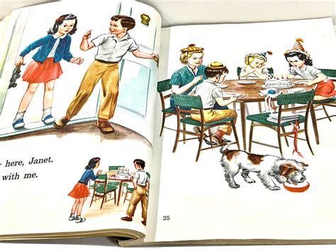 S Primer Tip Reading Book Jack Janet Penny Fox Terrier Etsy