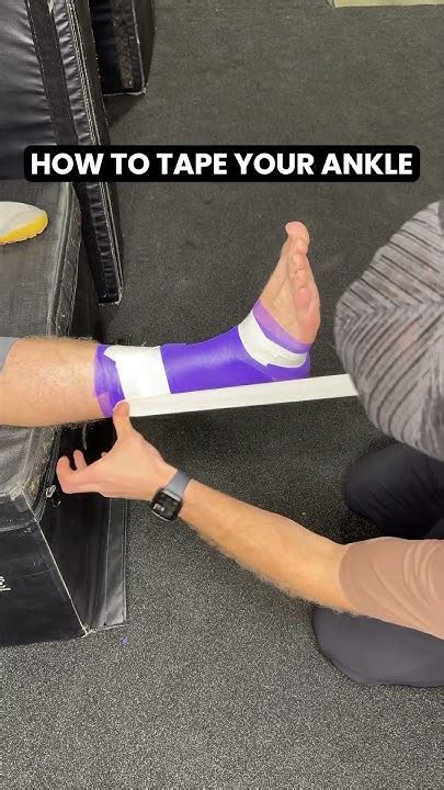 Ankle Sprain Taping ⏱️ Youtube