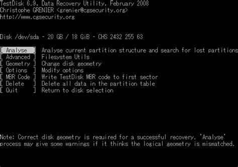 How To Use TestDisk Selfsolve