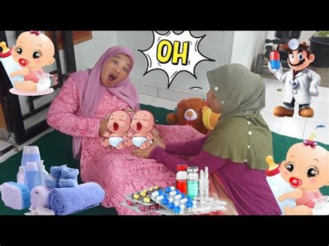 Drama Ibu Hamil😲🤰🤱Melahirkan Kembar 4 di Rumah Dukun Beranak - YouTube