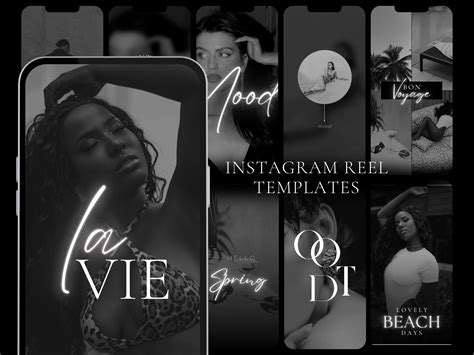 Minimal Instagram Reel Templates Reel Cover Template Modern Ig